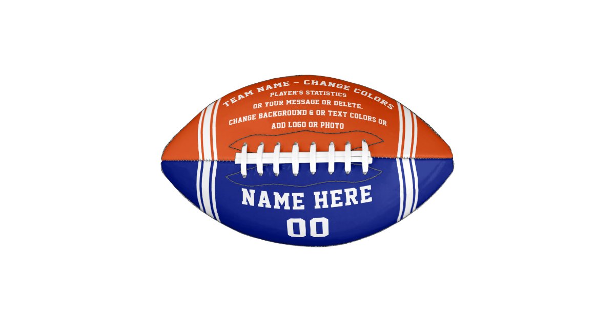 Senior Football Gift Ideas, Customizable Footballs | Zazzle