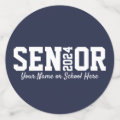 Senior Graduation Block Letter Any Year Photo Confetti | Zazzle