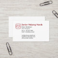 Senior Home Care Business Card | Zazzle