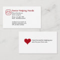 Senior Home Care Business Card | Zazzle