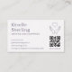 Senior Home Help Caregiver QR Code Support Business Card | Zazzle