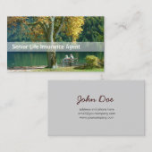 Senior Life Insurance business card | Zazzle