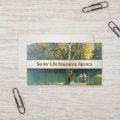Senior Life Insurance business card v2 | Zazzle