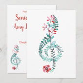 Senior Music Recital Invitation | Zazzle