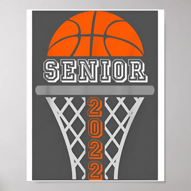 Senior Night Basketball Graduation 2022 Poster | Zazzle