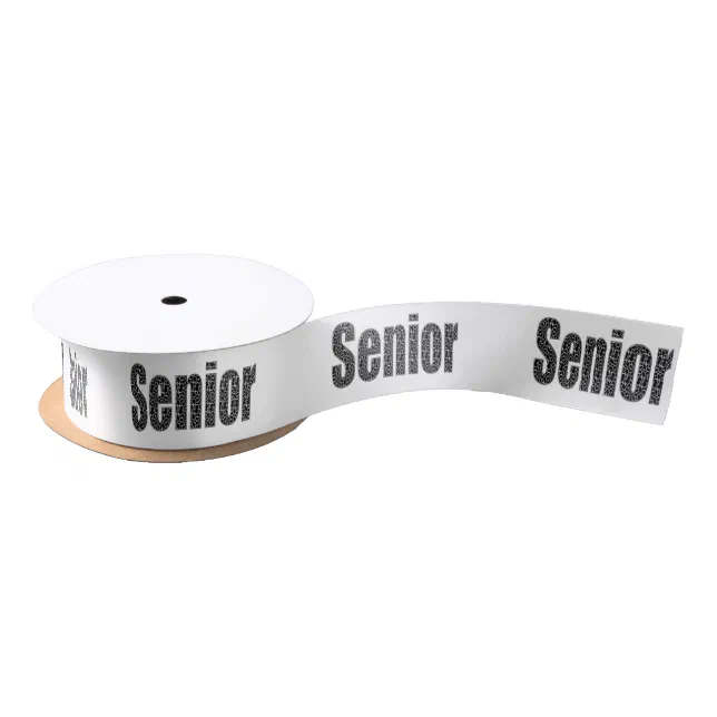 Senior Ribbon | Zazzle