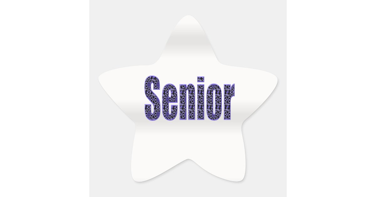 Senior Sticker | Zazzle