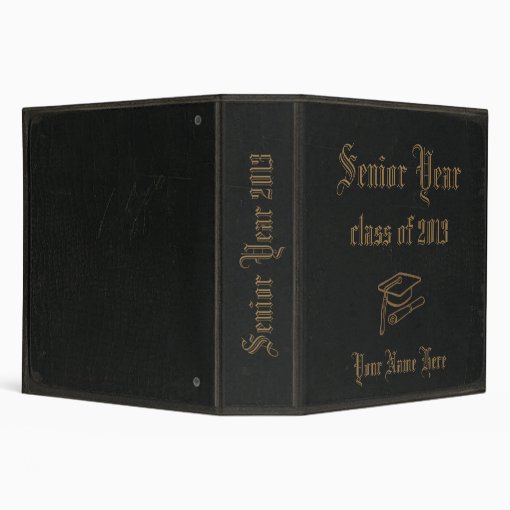 Senior Year Class of 3 Ring Binder | Zazzle