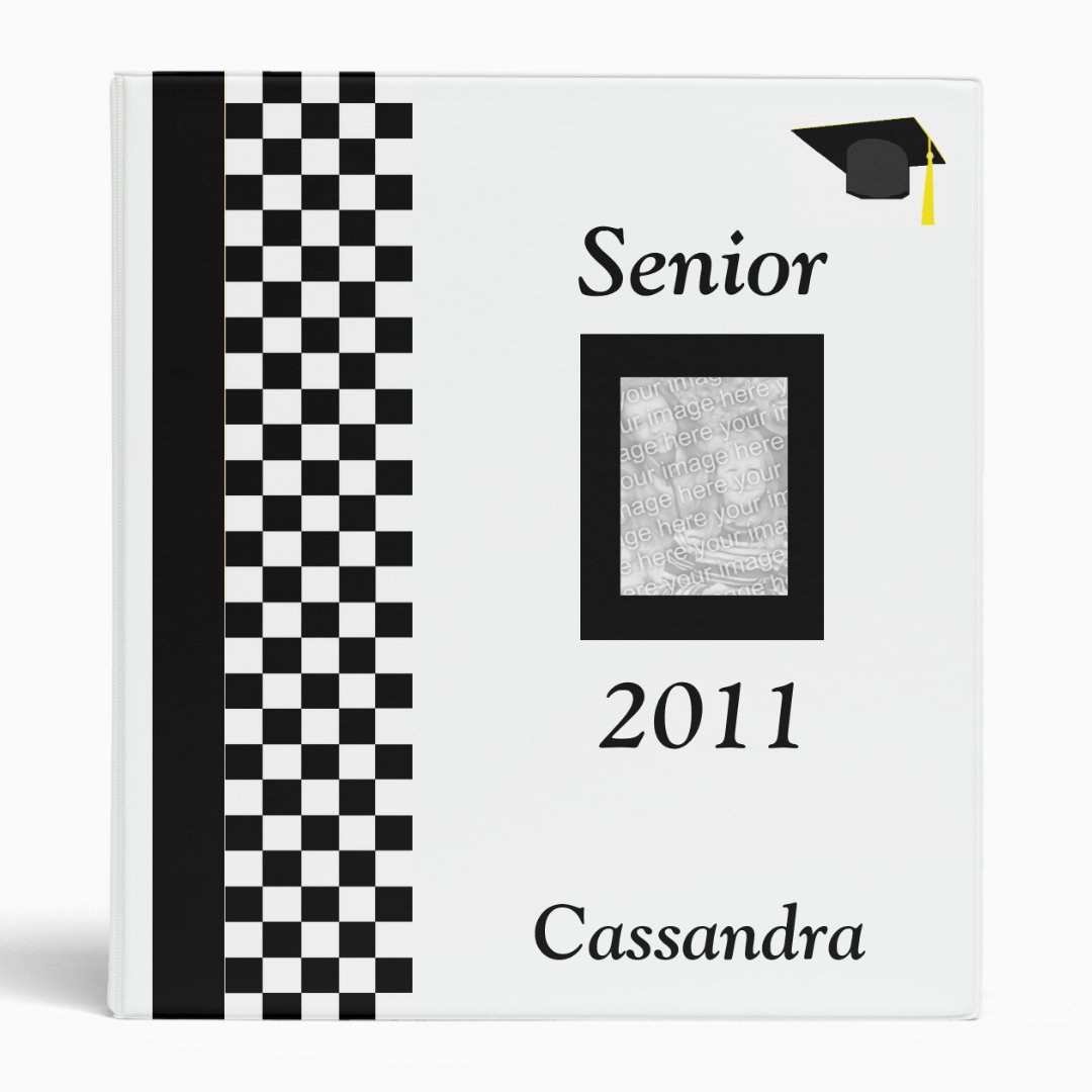 Senior Year Personalized Photo Album Binder | Zazzle