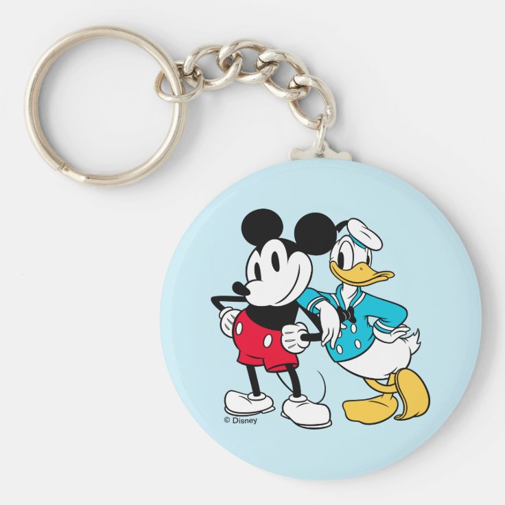 Sensational 6 | Mickey Mouse & Donald Duck Keychain | Zazzle