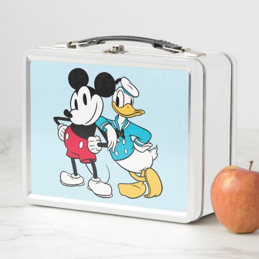 Sensational 6 | Mickey Mouse & Donald Duck Metal Lunch Box | Zazzle