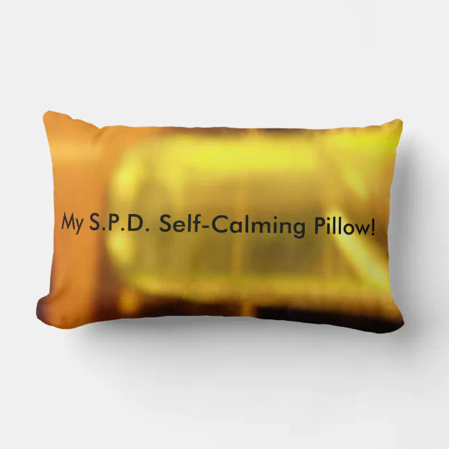 Sensory Processing Disorder, Learning Self-Calming Lumbar Pillow | Zazzle