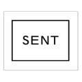 Sent Rubber Stamp | Zazzle