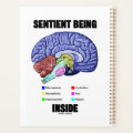 Sentient Being Inside Anatomical Brain Planner | Zazzle