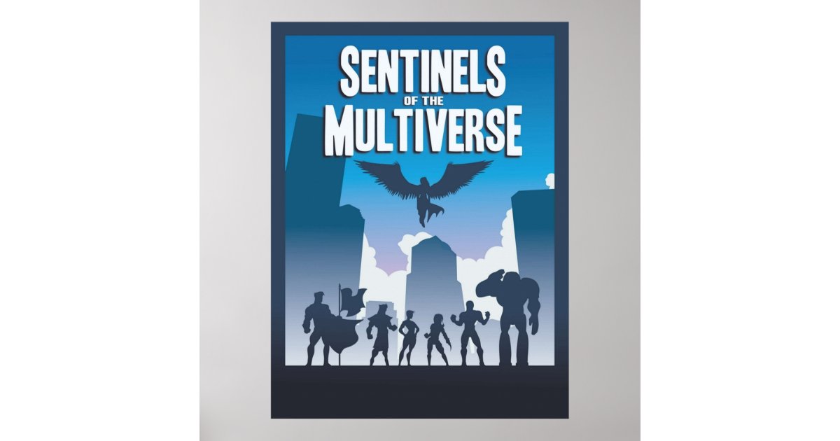 Sentinels of the Multiverse Board Game Minimalist Poster | Zazzle