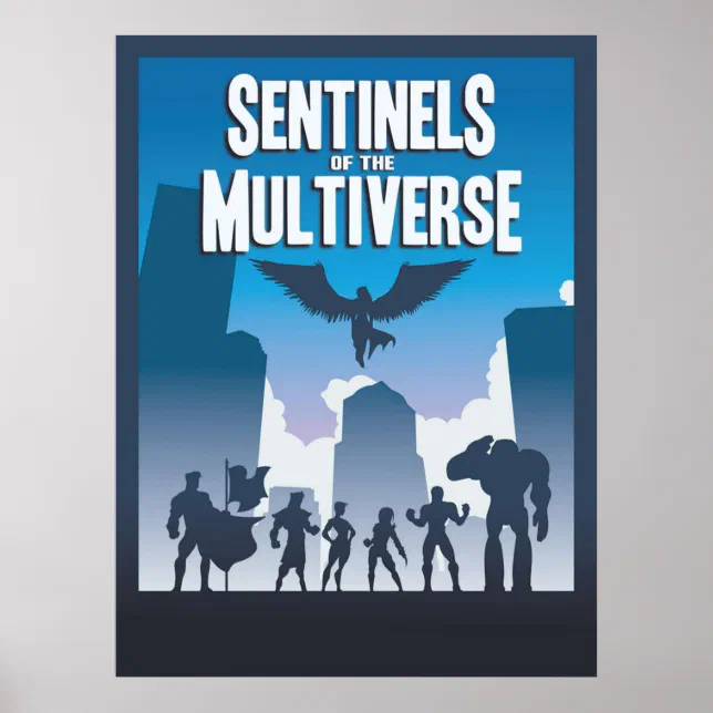 Sentinels of the Multiverse Board Game Minimalist Poster | Zazzle
