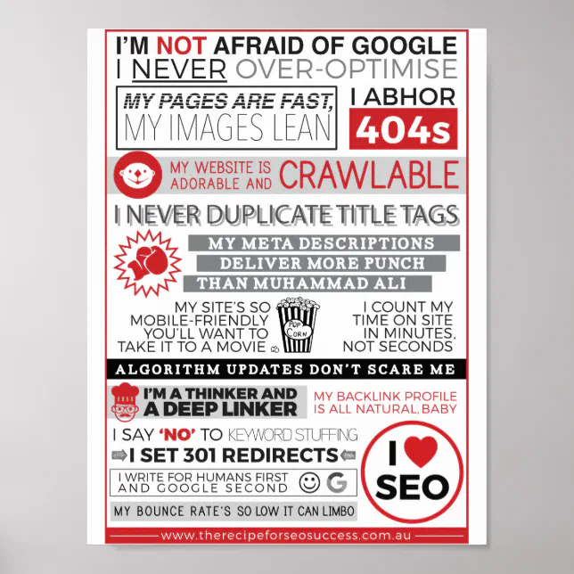 SEO Manifesto Poster | Zazzle
