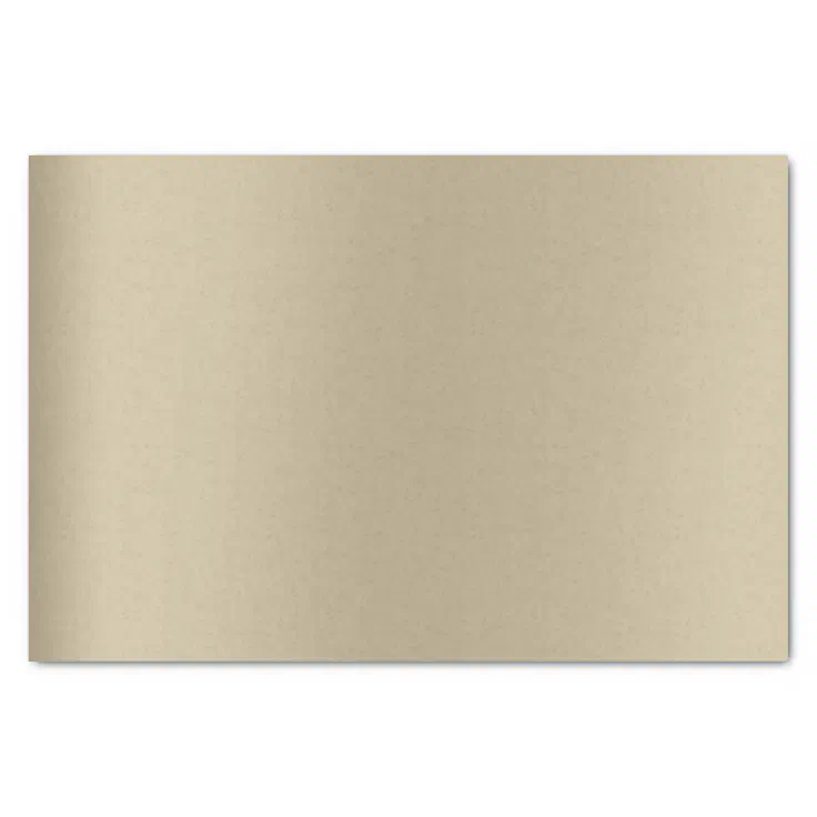 Sepia Beige Gold Blush Metallic Skinny Metallic Tissue Paper | Zazzle