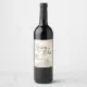Sepia Flourishes Wine Label | Zazzle