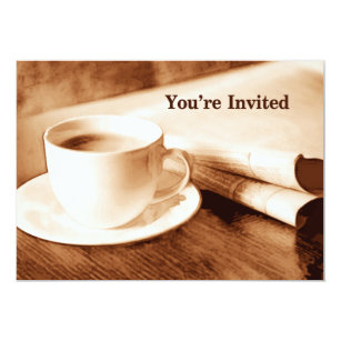 Coffee Morning Invitations | Zazzle