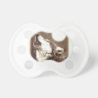 Howling Gray Wolf with Natural Markings Pacifier | Zazzle.com