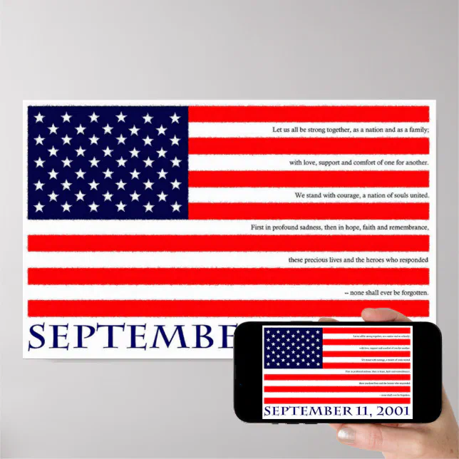 September 11, 2001 poster | Zazzle