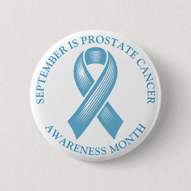 September is Prostate Cancer Awareness Month Button | Zazzle