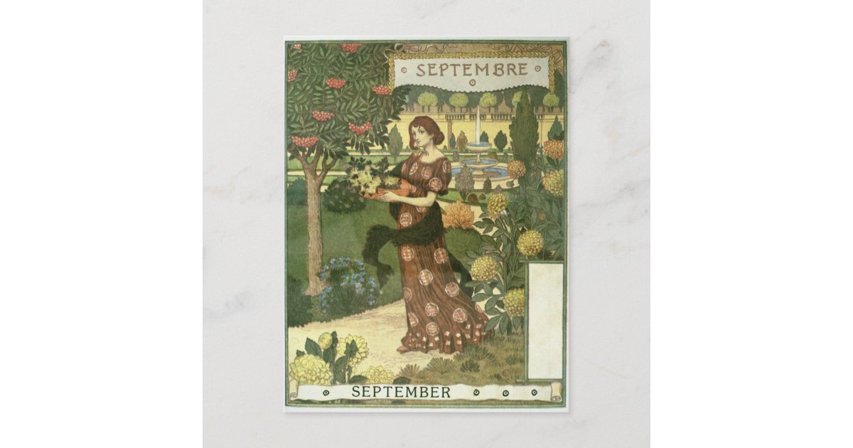 September Postcard | Zazzle