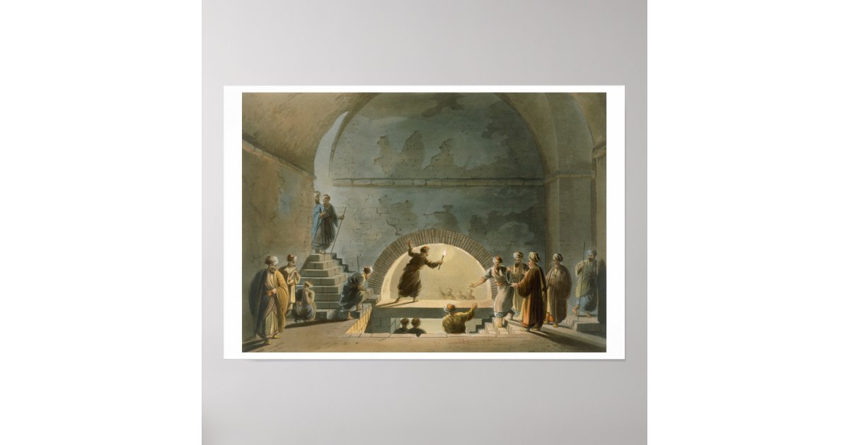Sepulchral Chamber, Near Bethany, from 'Views of P Poster | Zazzle