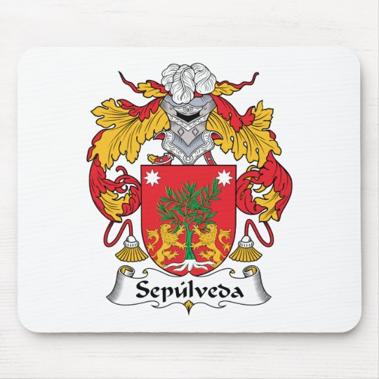 Sepulveda Family Crest Mouse Pad | Zazzle.com