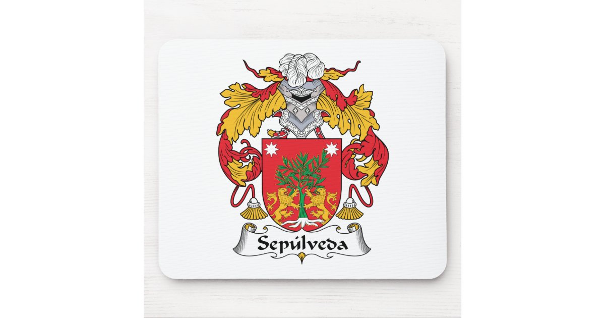 Sepulveda Family Crest Mouse Pad | Zazzle