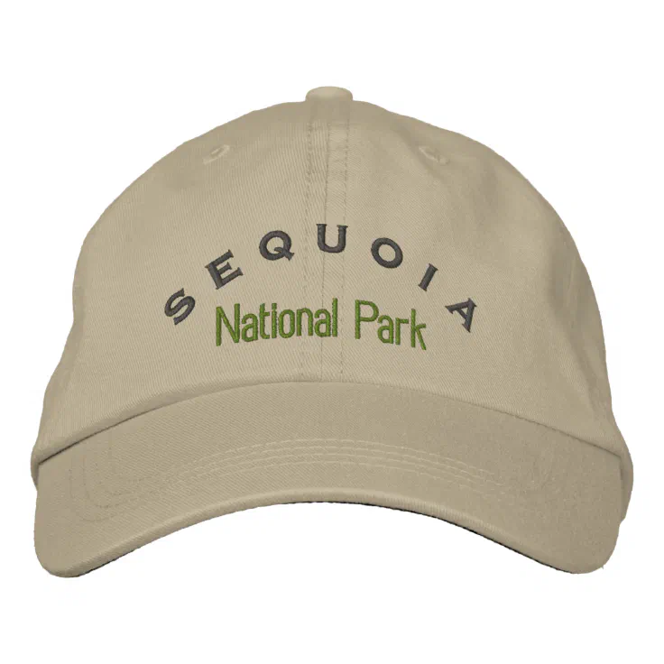 Sequoia National Park Embroidered Baseball Cap | Zazzle