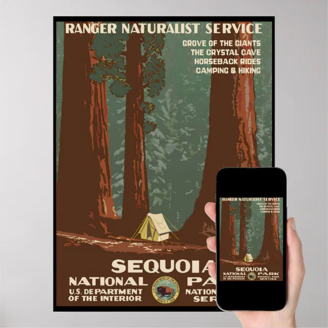 Sequoia National Park Poster | Zazzle