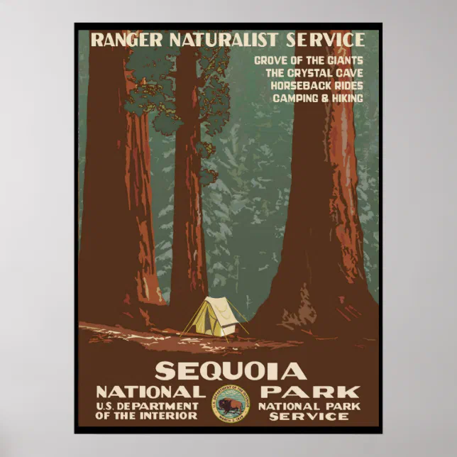 Sequoia National Park Poster | Zazzle