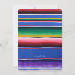 Serape Fiesta Invitation | Zazzle