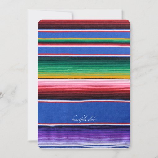 Serape Fiesta Invitation | Zazzle