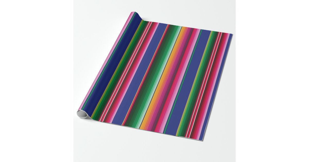 Serape Fiesta Wrapping Paper | Zazzle