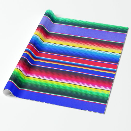 Serape stripe print Lavender Wrapping Paper | Zazzle.com
