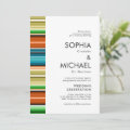 Serape Summer Minimal Wedding Invitation | Zazzle
