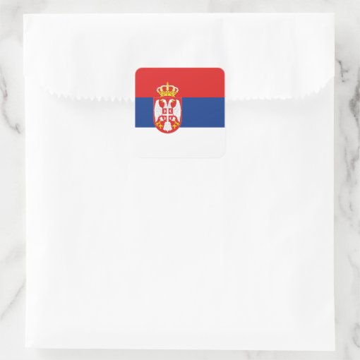 Serbia Flag Sticker | Zazzle