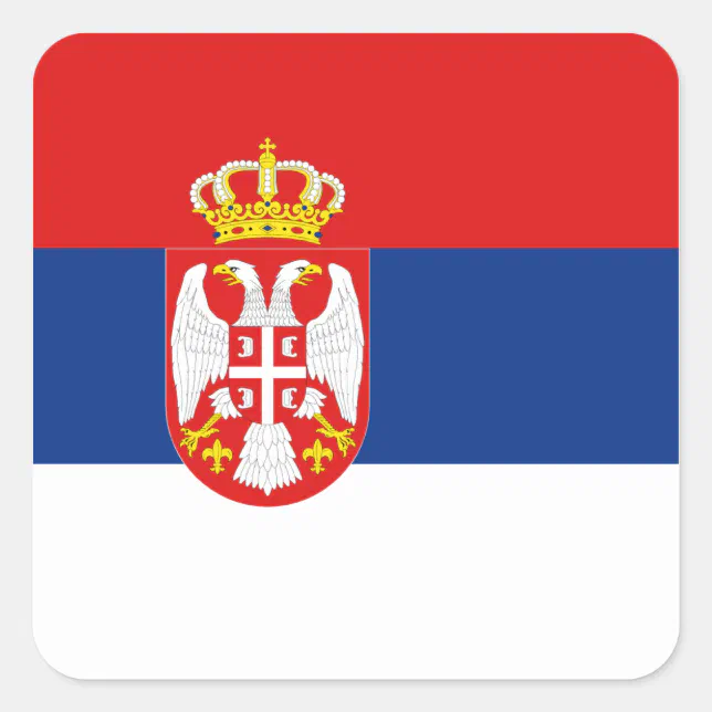 Serbia Flag Sticker | Zazzle