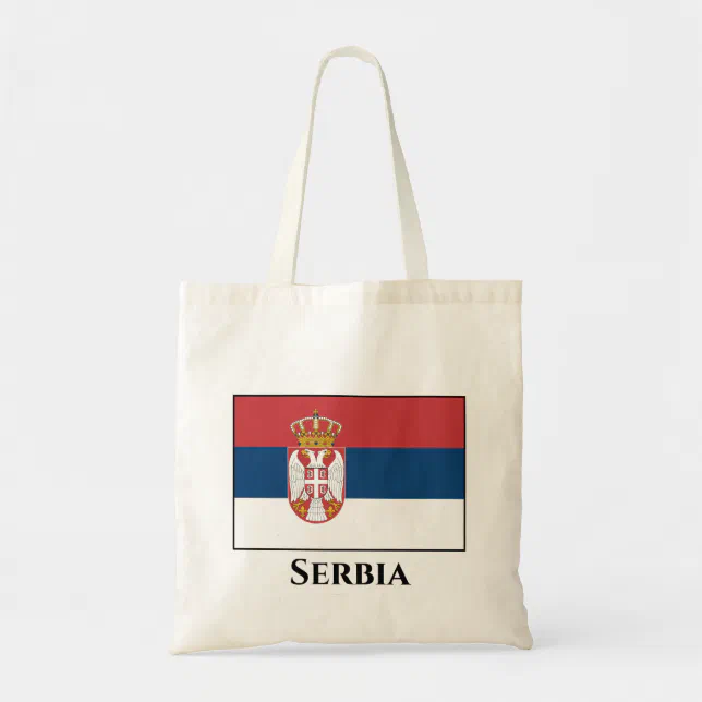 Serbia (Serbian) Flag Tote Bag | Zazzle