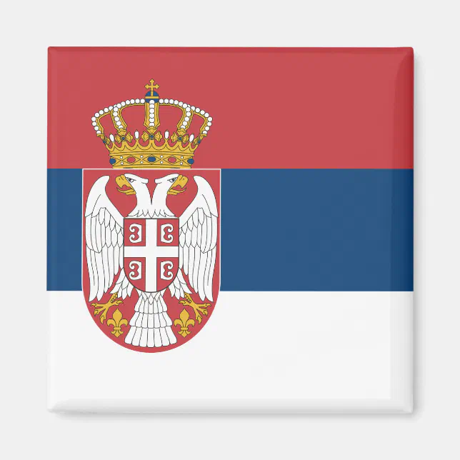 Serbian Flag Magnet | Zazzle