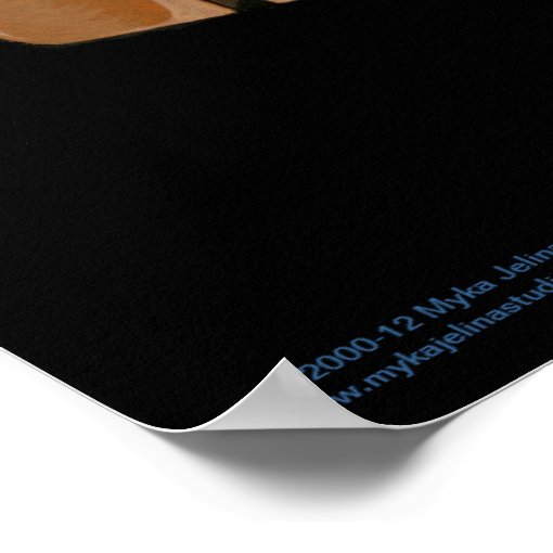 Serena Eclectic Sunset Cat Fairy Poster | Zazzle