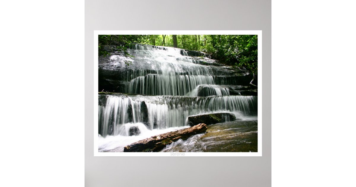 serene poster | Zazzle