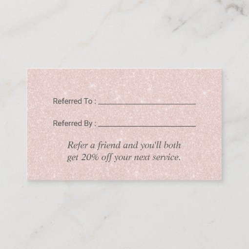 Serenity Facials Skincare Salon Spa Esthetician Referral Card | Zazzle