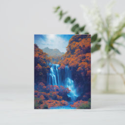 Serenity in the Shades of Azure Postcard | Zazzle