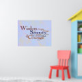 Serenity Prayer Wordle on abstract Poster | Zazzle