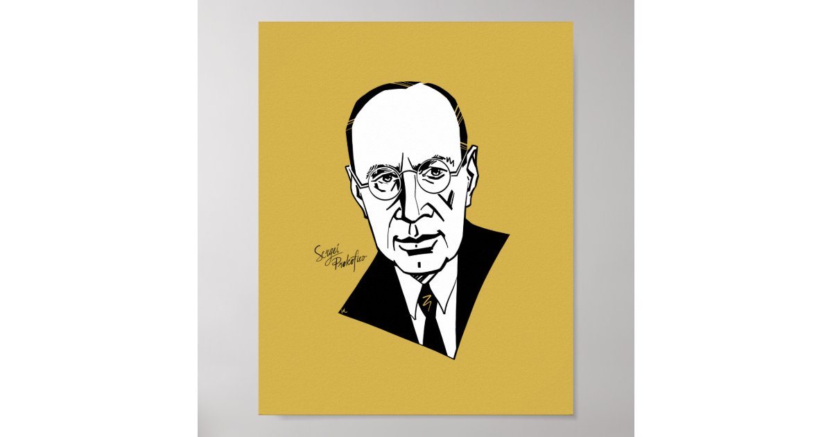 Sergei Prokofiev Poster | Zazzle