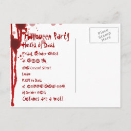 Serial Killer Halloween Party Invitation | Zazzle